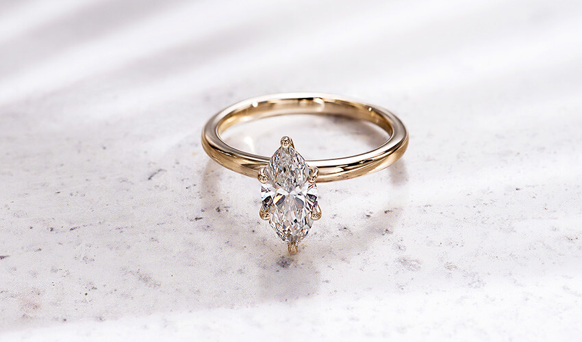 Lab Grown Marquise Shape