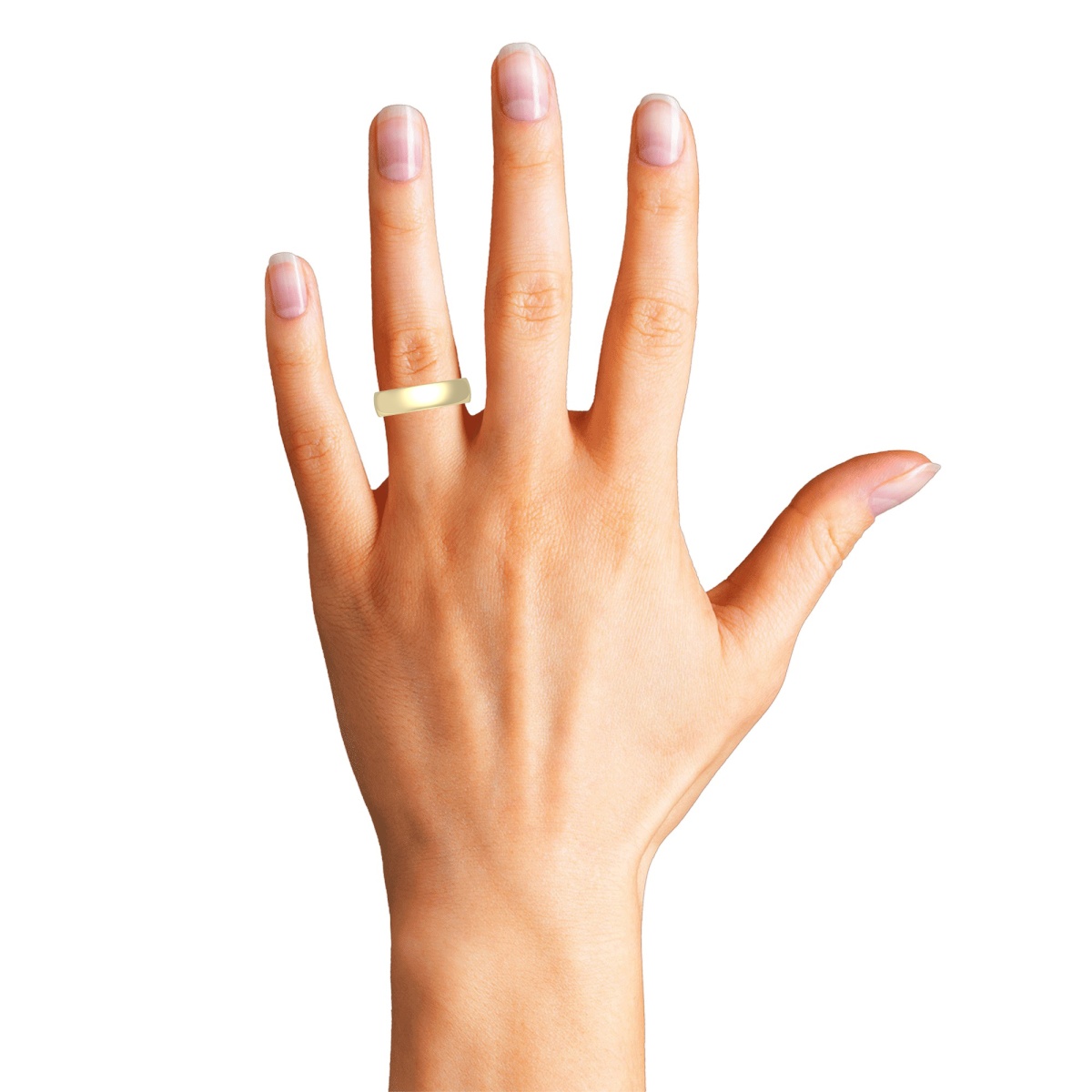 5mm High Polished Classic Wedding Band - Grownbrilliance