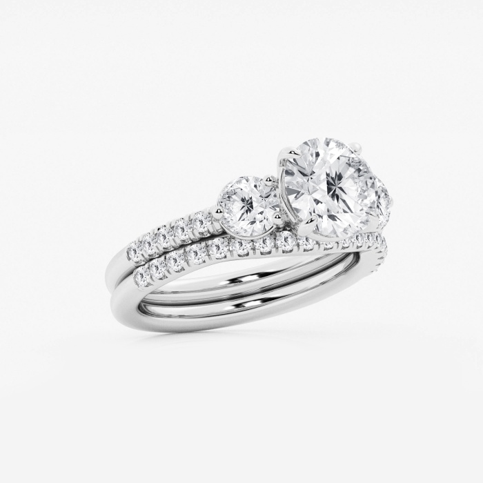 Elegant Lab Grown Bridal Wedding Ring Sets - Grown Brilliance