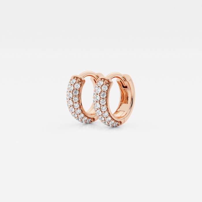 Lab Grown Diamond Hoop Earrings | Lab Diamonds