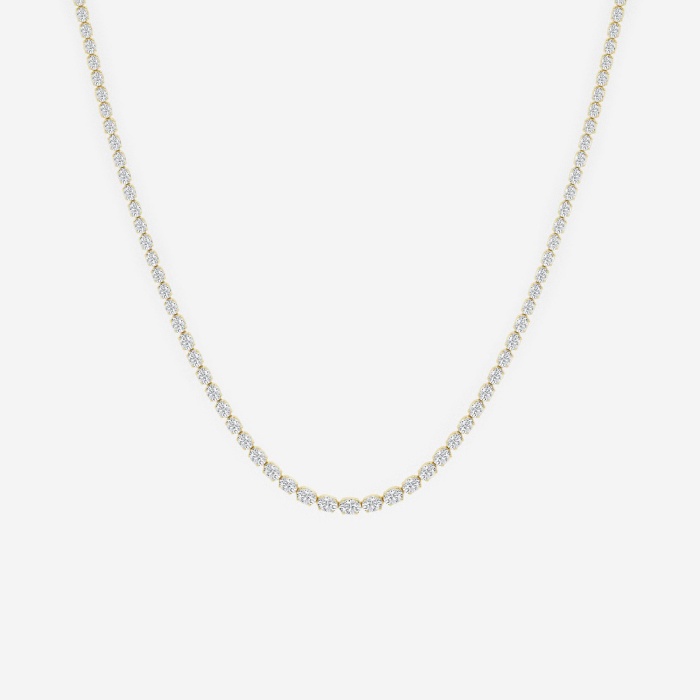 Lab Grown Diamond Tennis Necklaces | Grown Brilliance