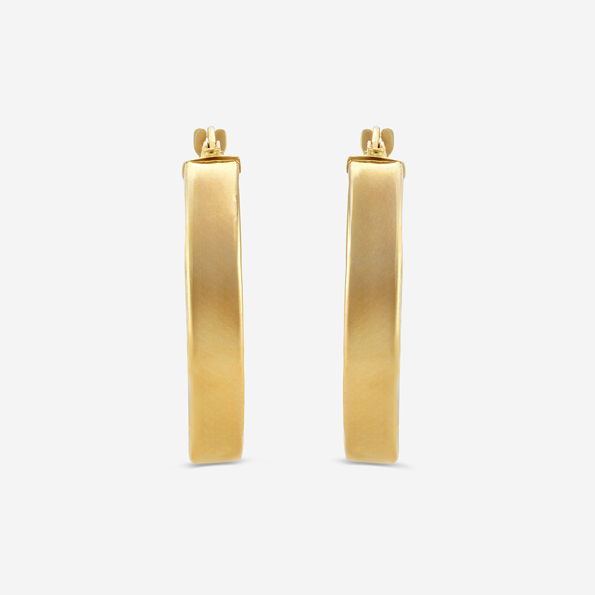 Inside Out Two Color Round Hoop Earrings - Grownbrilliance